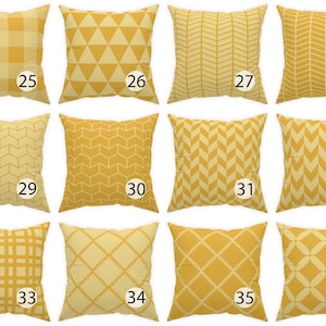 Pale Yellow Pillow Case 14x14 16x16 18x18 20x20, Farmhouse Pillows ...
