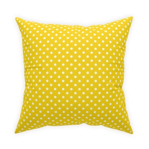Bright Yellow Throw Pillow 14x14 16x16 18x18 20x20 24x24 26x26, Golden ...
