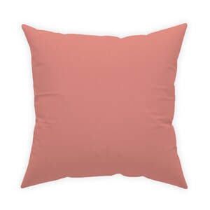 Coral Haze Throw Pillow 14x14 16x16 18x18 20x20 24x24 26x26, Indoor and ...