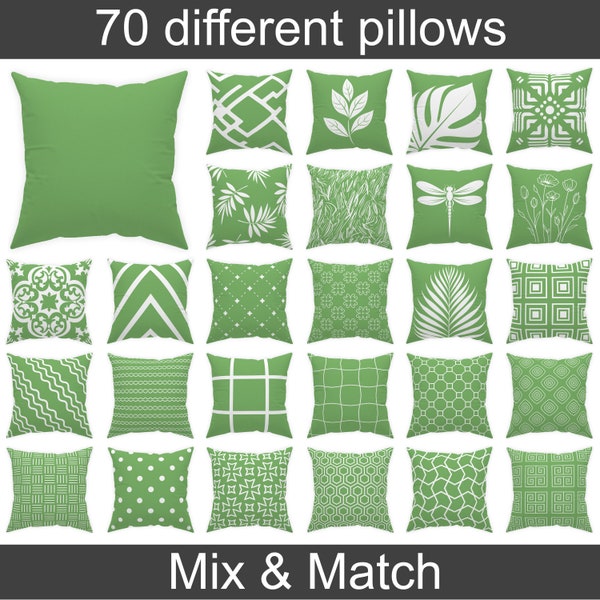 Grass Green Pillow - Etsy