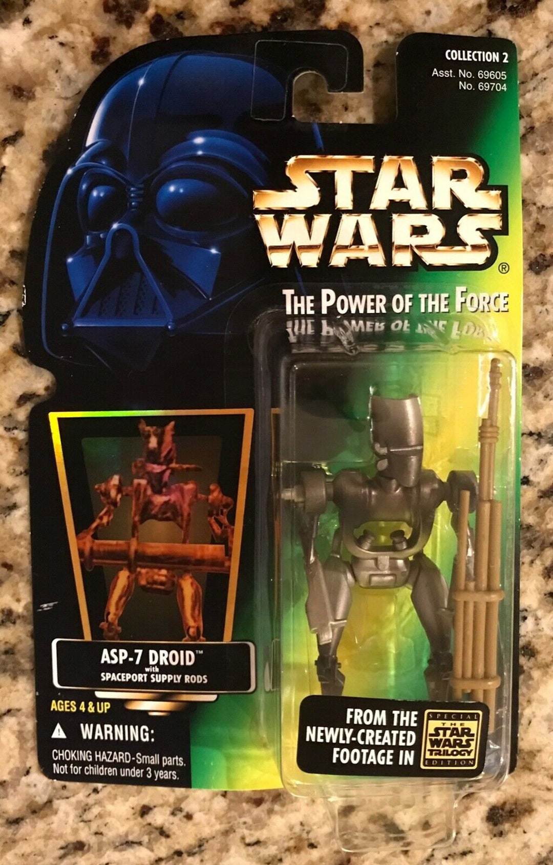 Star Wars Power of the Force ASP-7 Droid Action Figure 1996 - Etsy