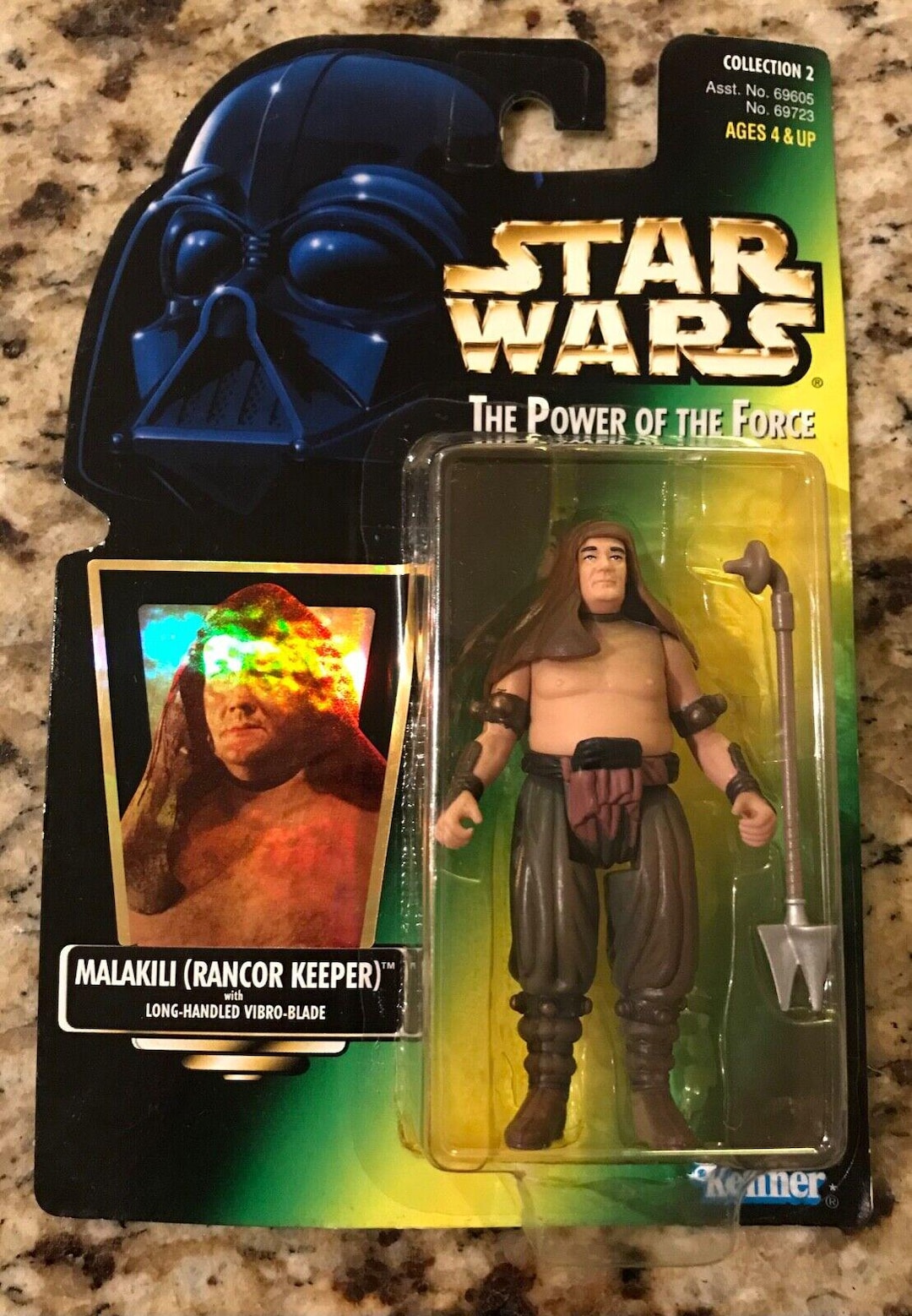 Star Wars the Power of the Force Malakili rancor Keeper Action Figure ...