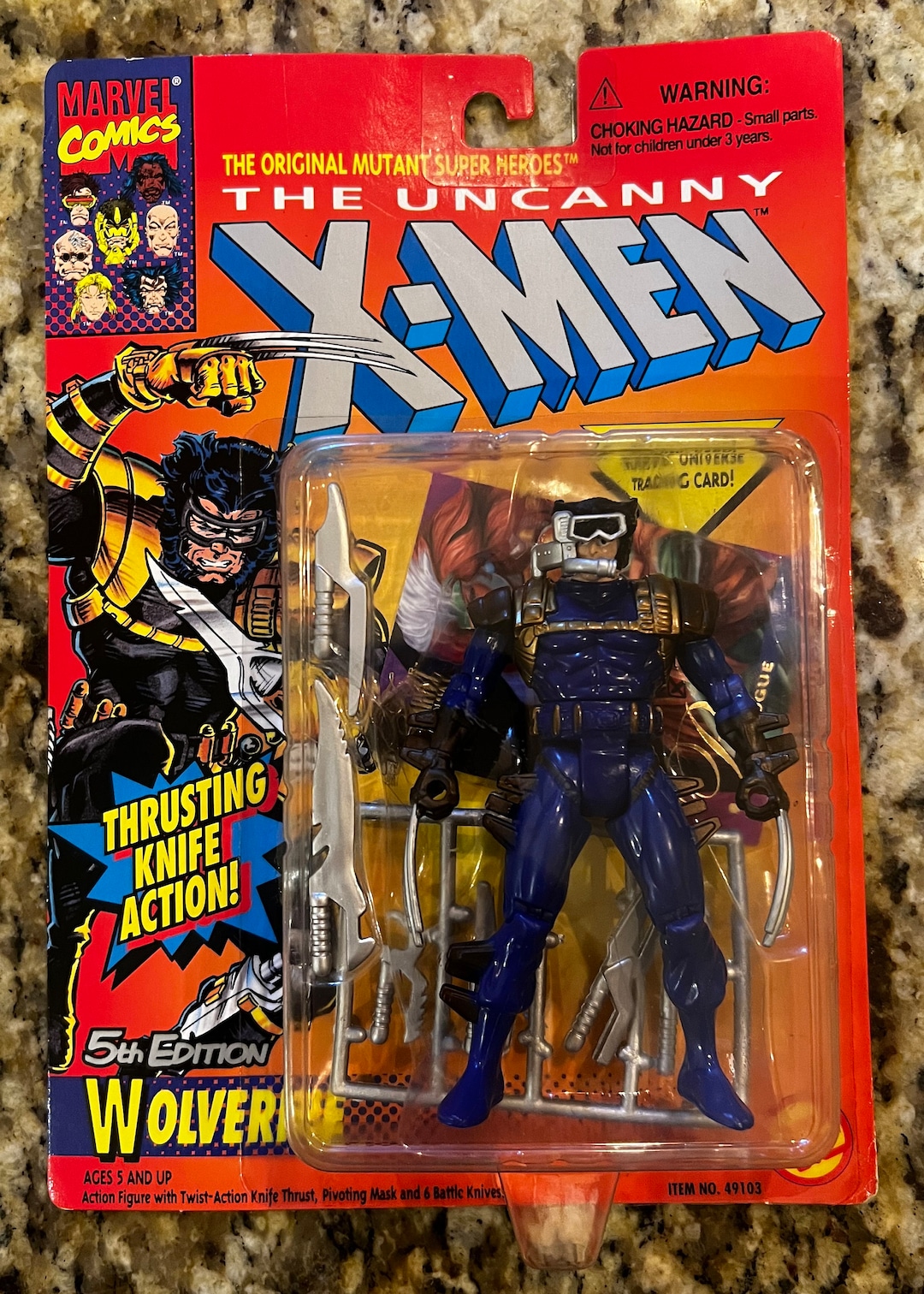 Toy Biz: X-men Wolverine 5th Edition Action Figure 1996 - Etsy