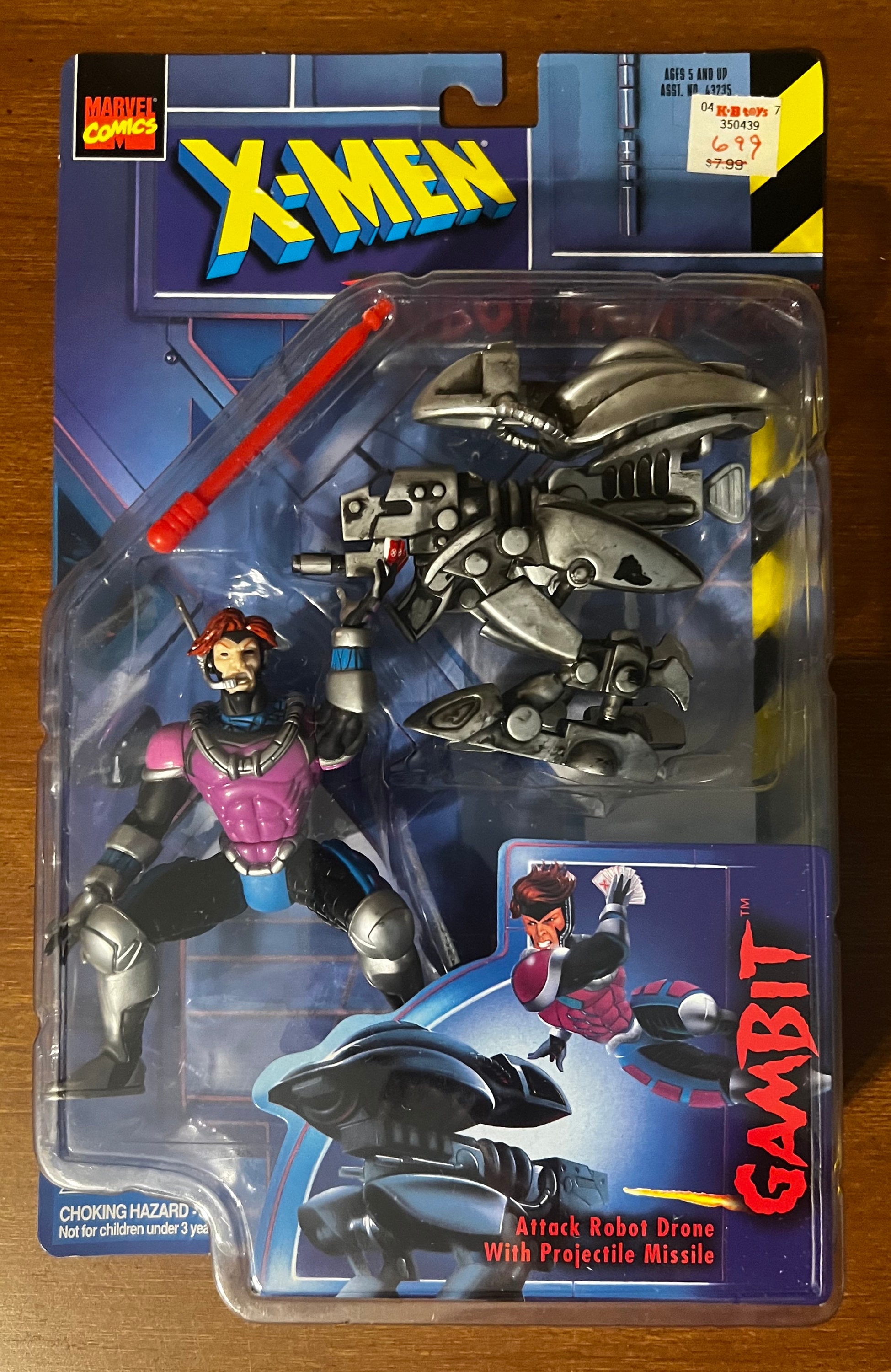 Toybiz: Gambit Action Figure x-men 1997 robot Fighters - Etsy