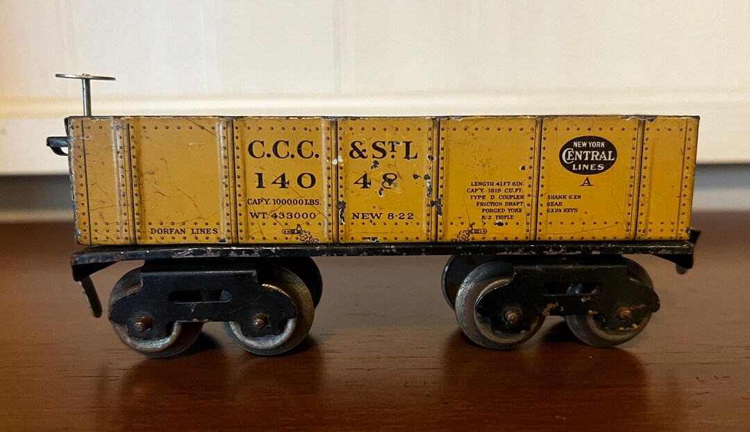 Dorfan Trains: New York Central Lines Gondola (1920-30) - Etsy