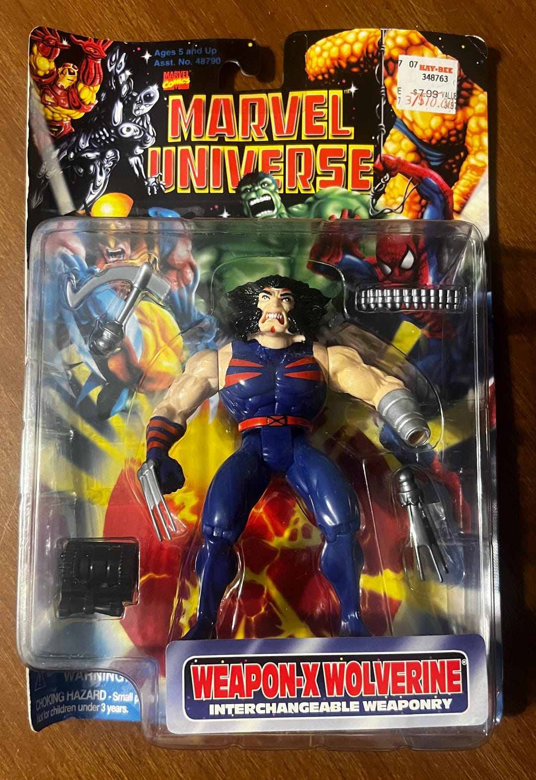 Toybiz: Marvel Universe Weapon-x Wolverine Action Figure (1997) - Etsy