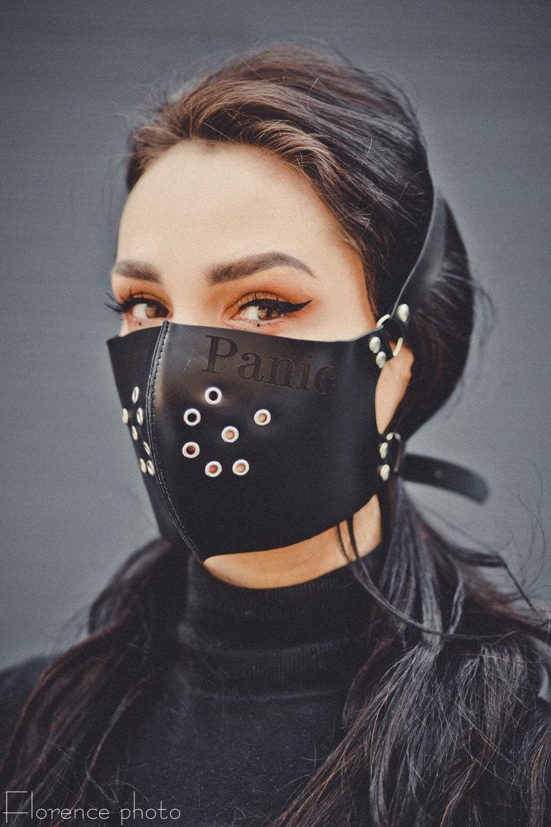 Custom Face Mask Leather Fetish Mask BDSM Masks Fetish | Etsy