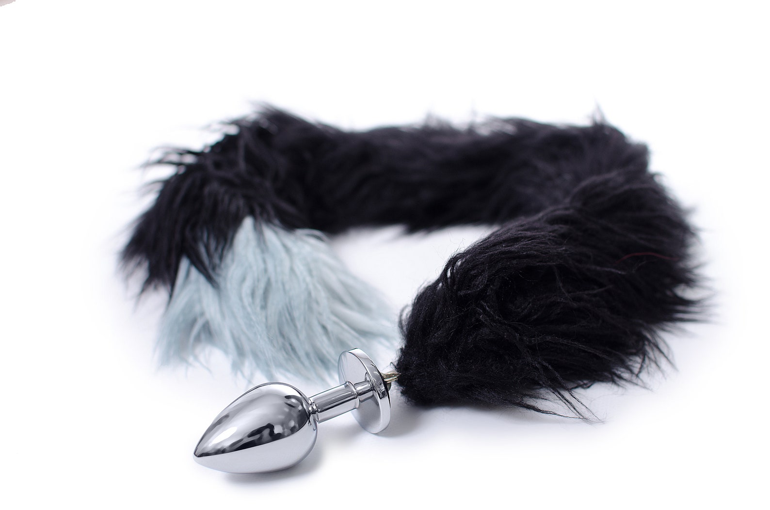 Custom Blue faux fur tail butt plug Cat Ears Butt plug Sex | Etsy