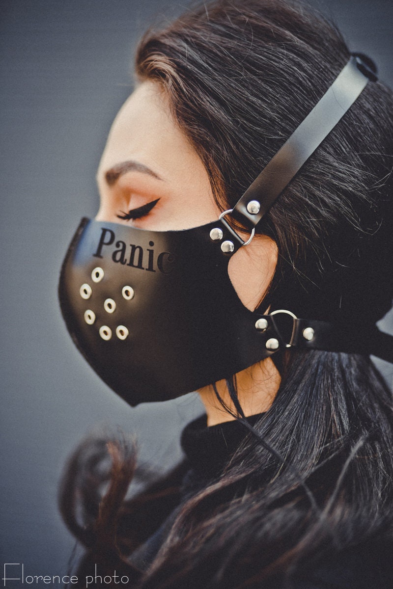 Custom Face Mask Leather Fetish Mask BDSM Masks Fetish | Etsy
