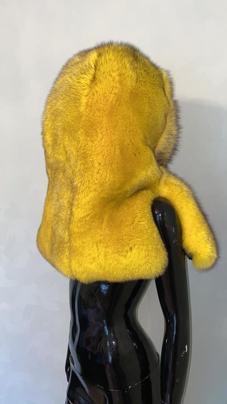 Fur Bondage Isolation Hood Custom Face Mask Leather Fetish - Etsy