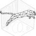 Geometric Leopard - Polygonal Vector File - Etsy
