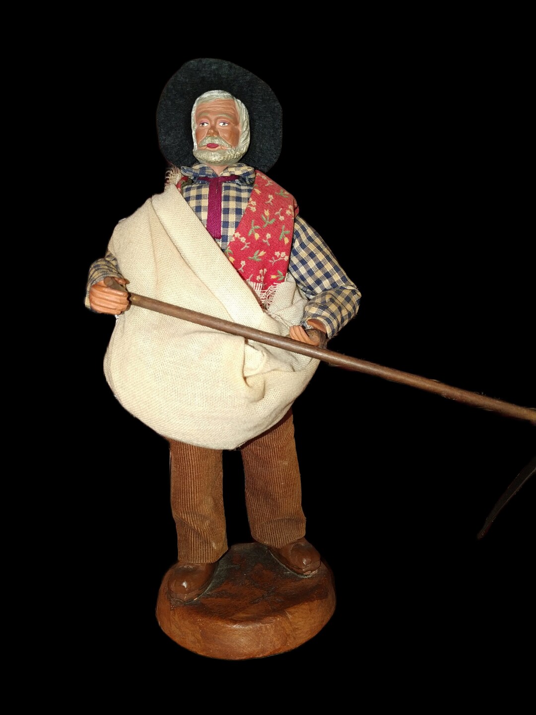 Large Old Provencal Santon French France Vintage: the Man With the ...