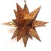 Vintage Cut Copper Lighted Star Pendant Light - Etsy