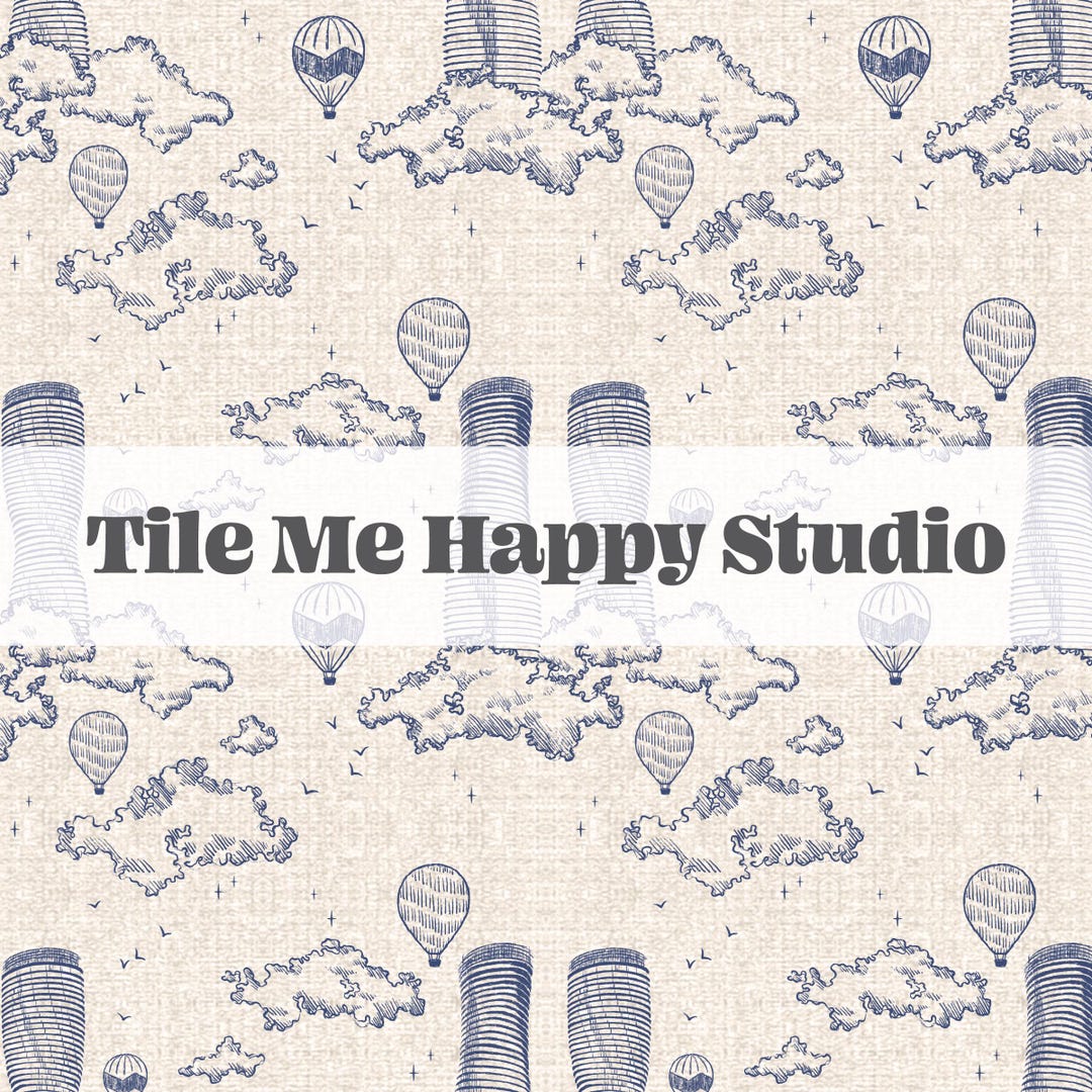 Mississauga Buildings Sky Design Seamless Pattern Repeating PNG ...