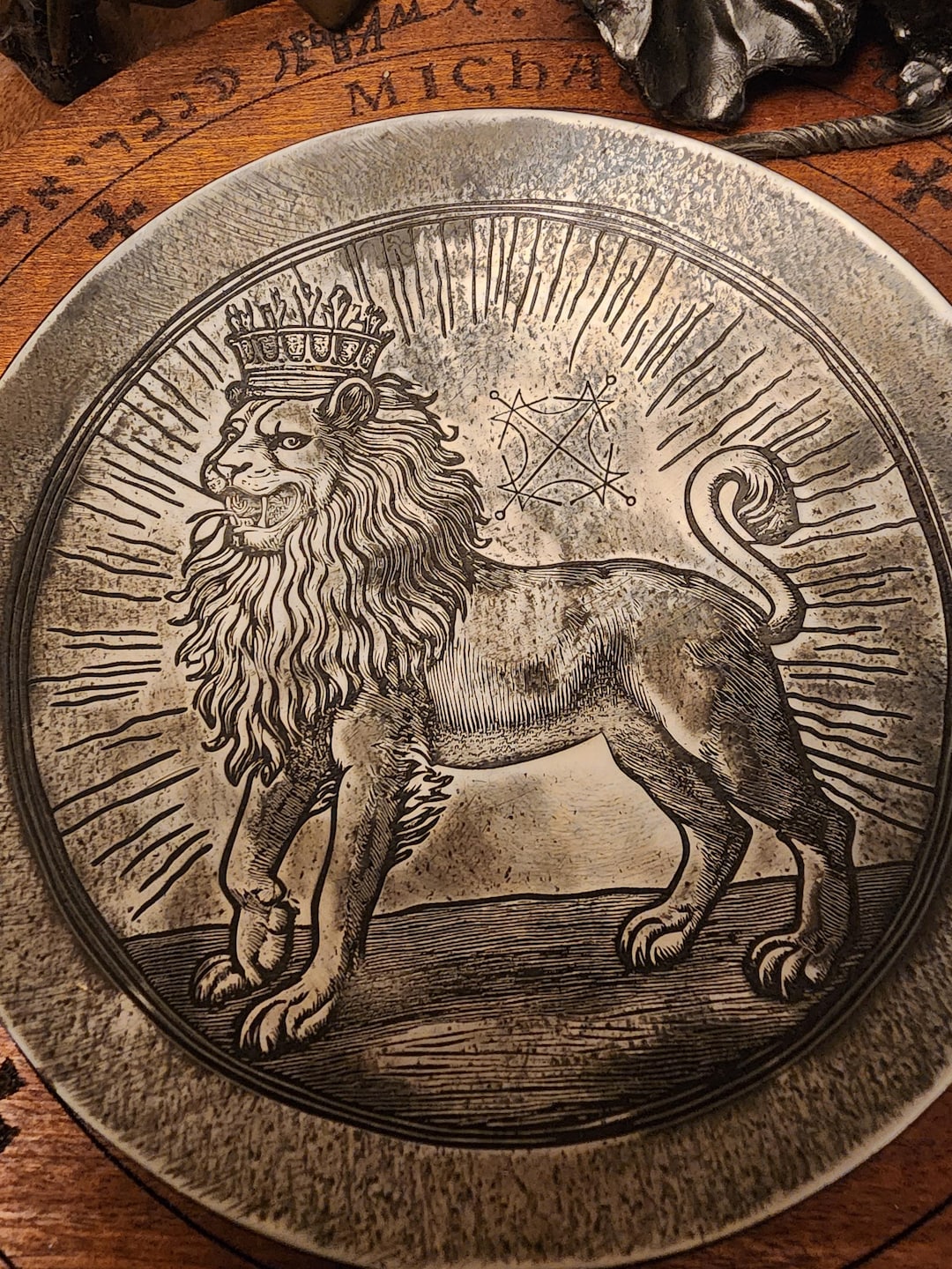 Hexafoil, Witches Mark Decorative Hand Forged Steel Bowl. - Etsy