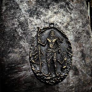 TUBAL CAIN the First Blacksmith and Witch Pendant. - Etsy