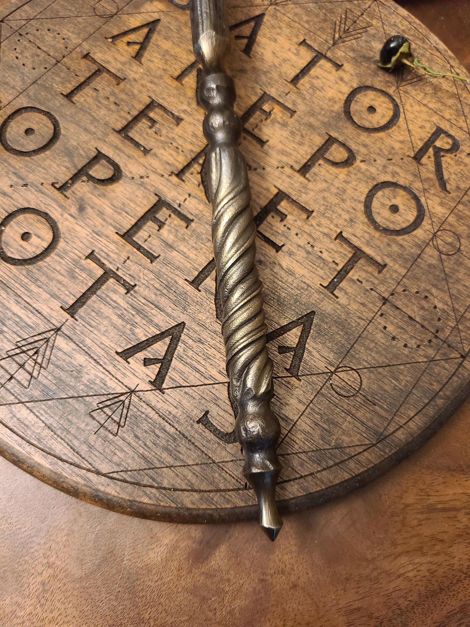 Hand Forged Hazel Wand - Etsy