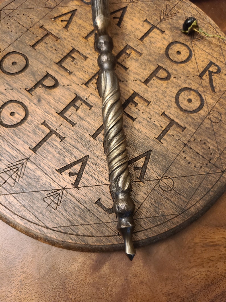 Hand Forged Hazel Wand - Etsy