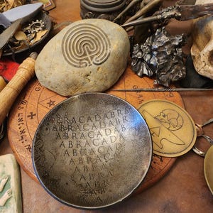 Abracadabra Offering Bowl, Hand Forged Steel. - Etsy