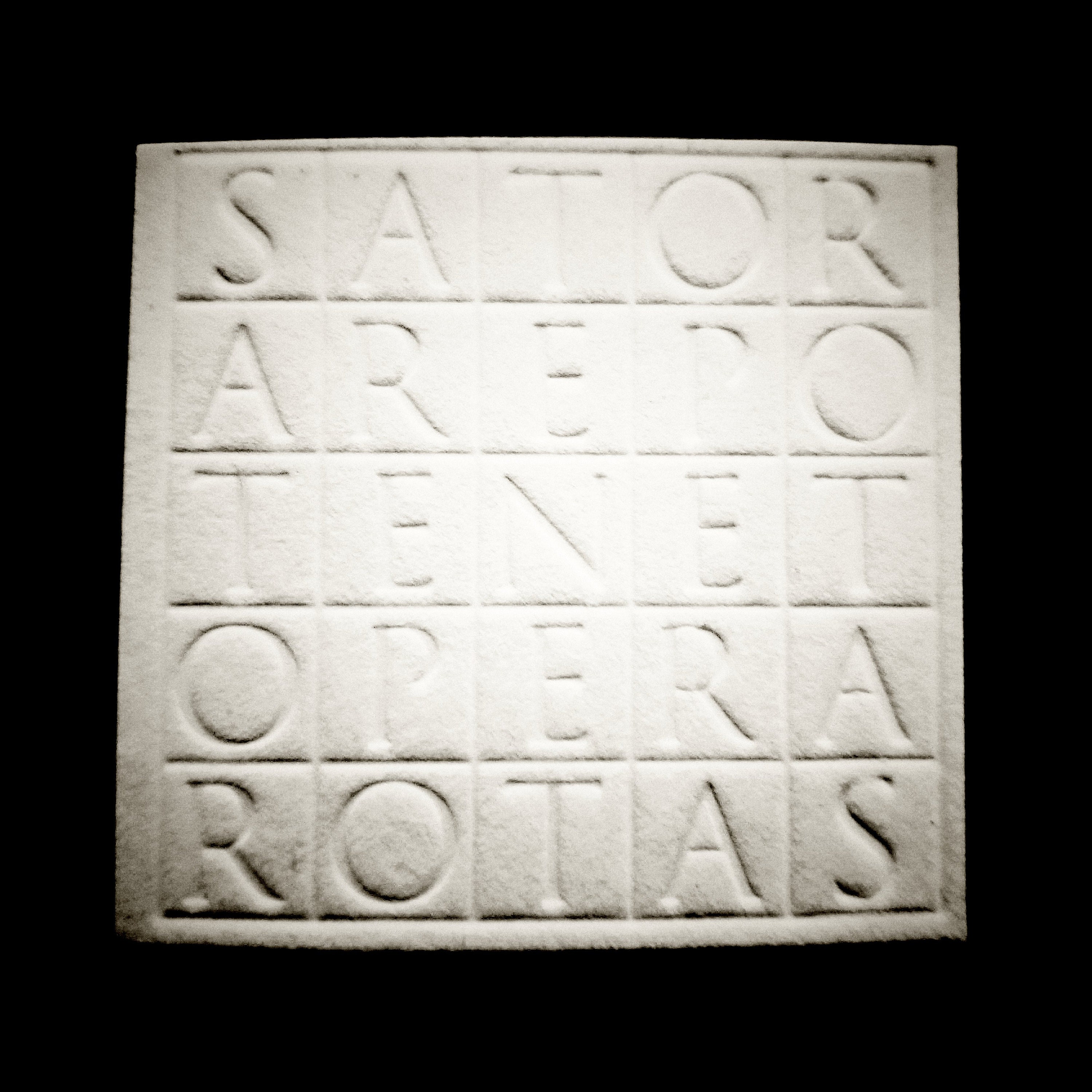 Embossed Sator Square - Etsy