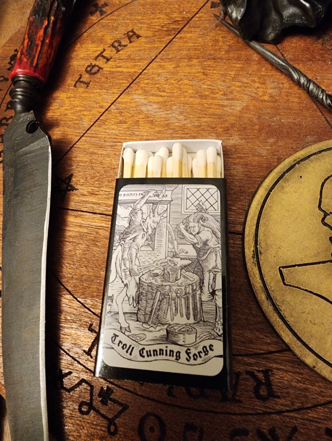 Troll Cunning Forge Blacksmith and the Devil Matches - Etsy
