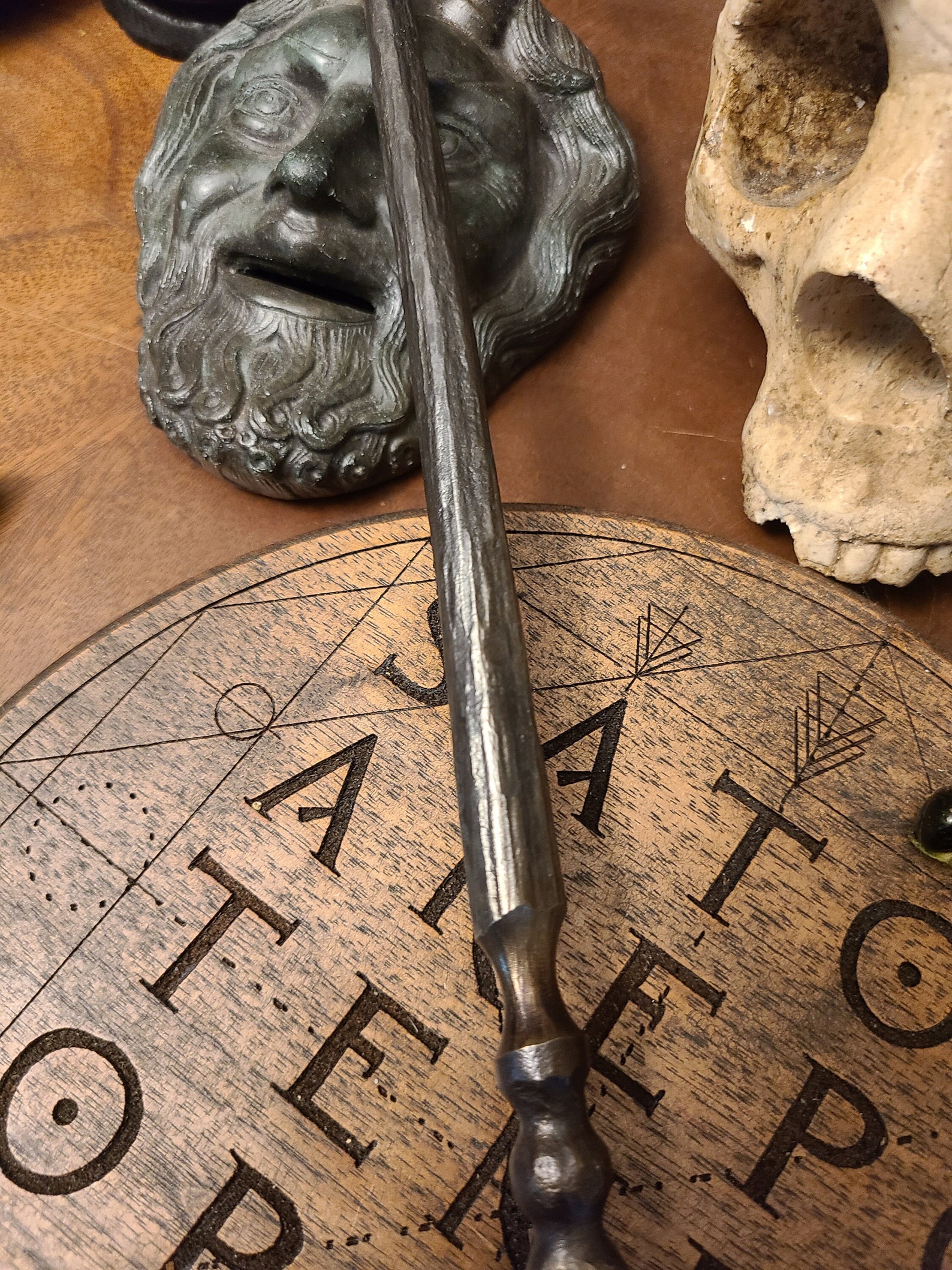 Hand Forged Hazel Wand - Etsy