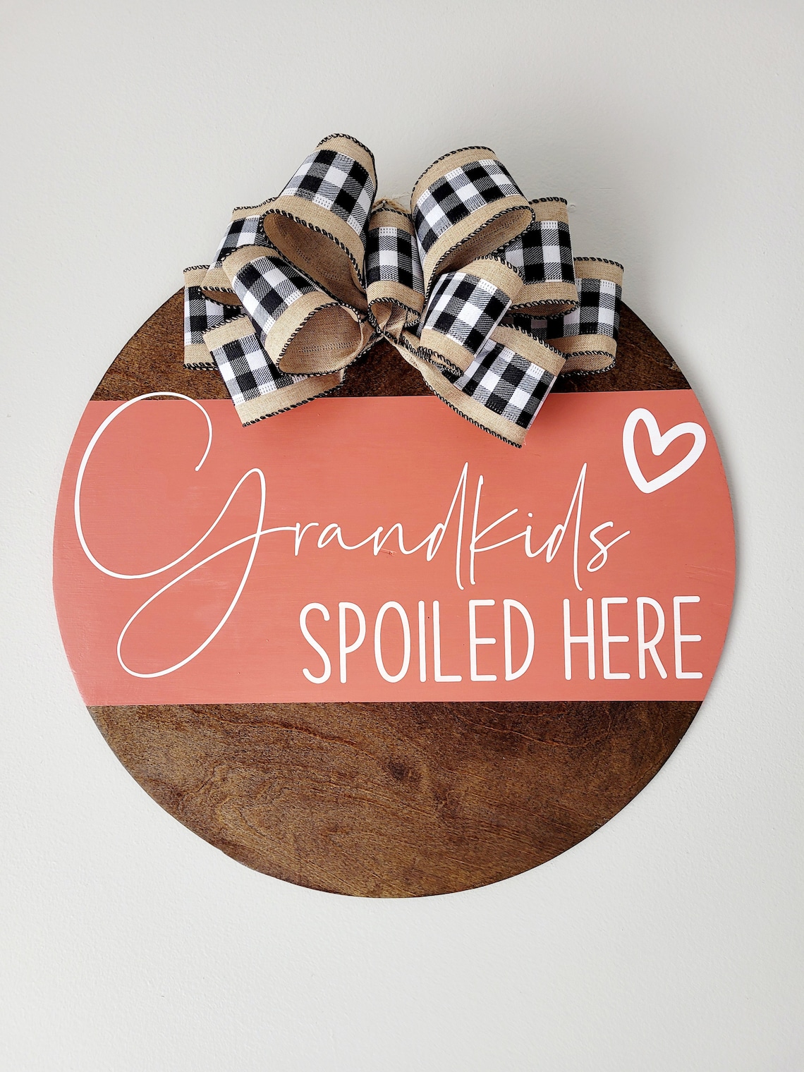 Grandkids Spoiled Here Door Hanger - Etsy