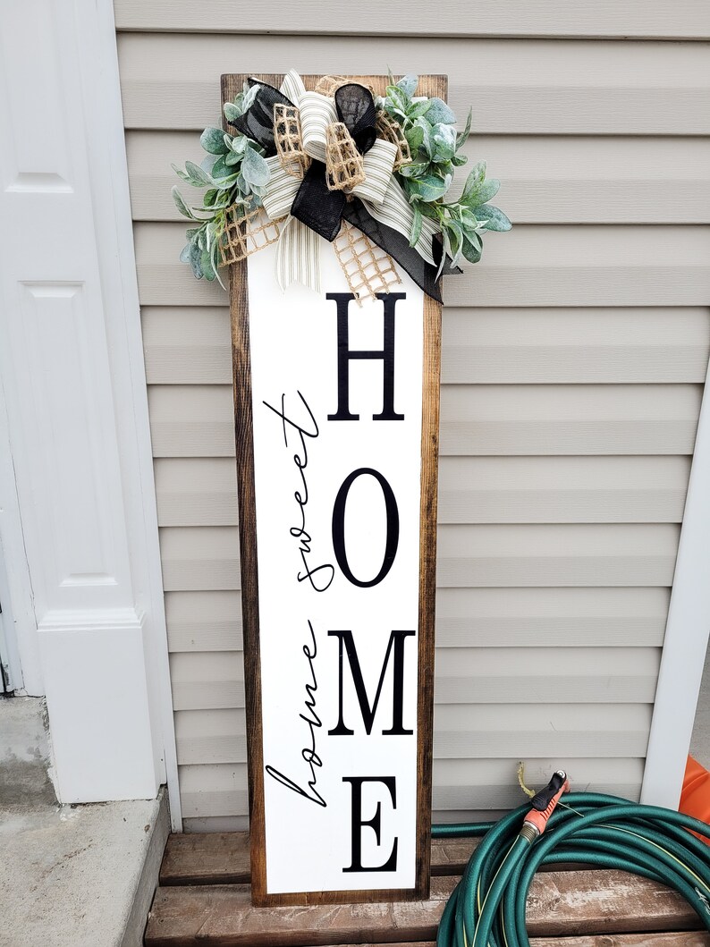 HOME SWEET HOME Porch Leaner - Etsy