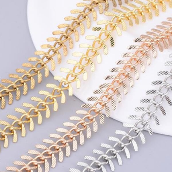 Fishbone Chain - Etsy