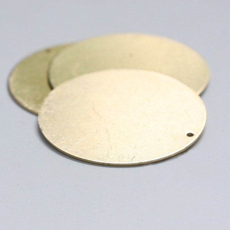Thick Brass Disks - Etsy