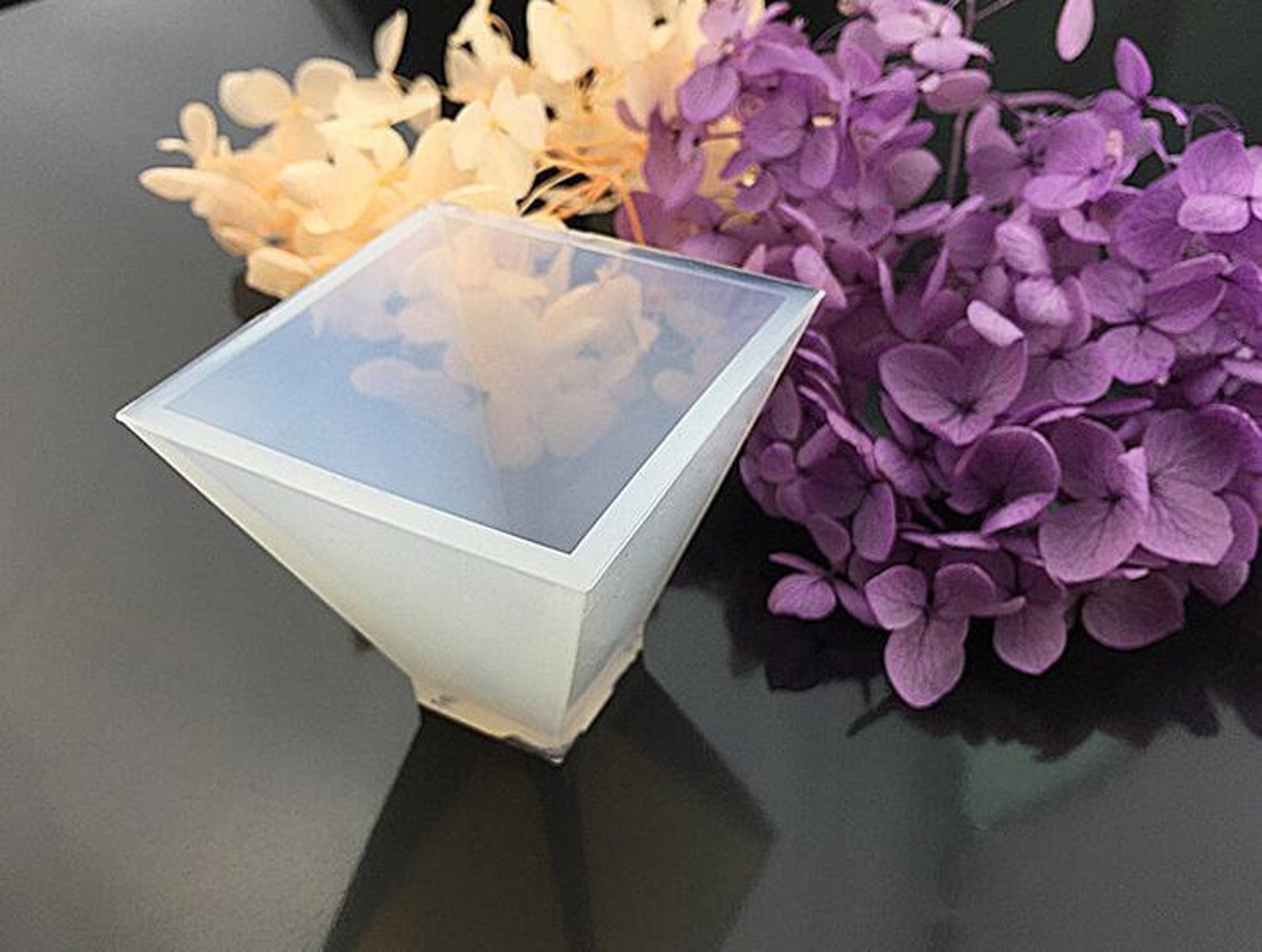 3D Triangle Silicon Moldpyramid Resin Molddecoration - Etsy