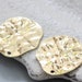 21.7x20mm Raw Brass Irregular Round Findings Brass Base/ Pendant ...