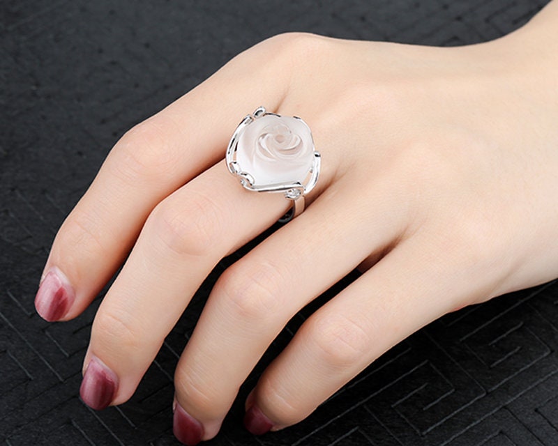 The High Quality 925 Ring Blank Adjustable Long-lasting White - Etsy
