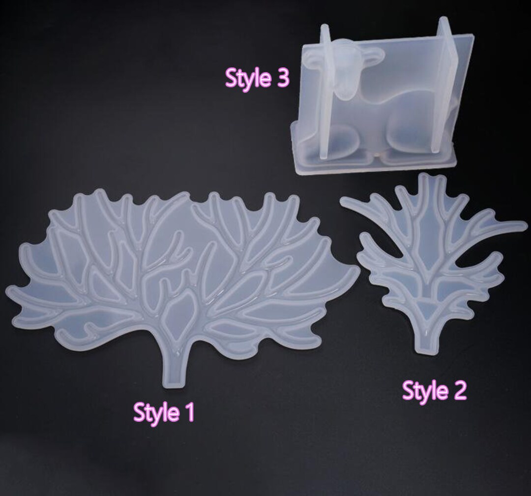 Tree Branch Silicone Mold,deer Resin Mold,decoration Silicone Mold ...
