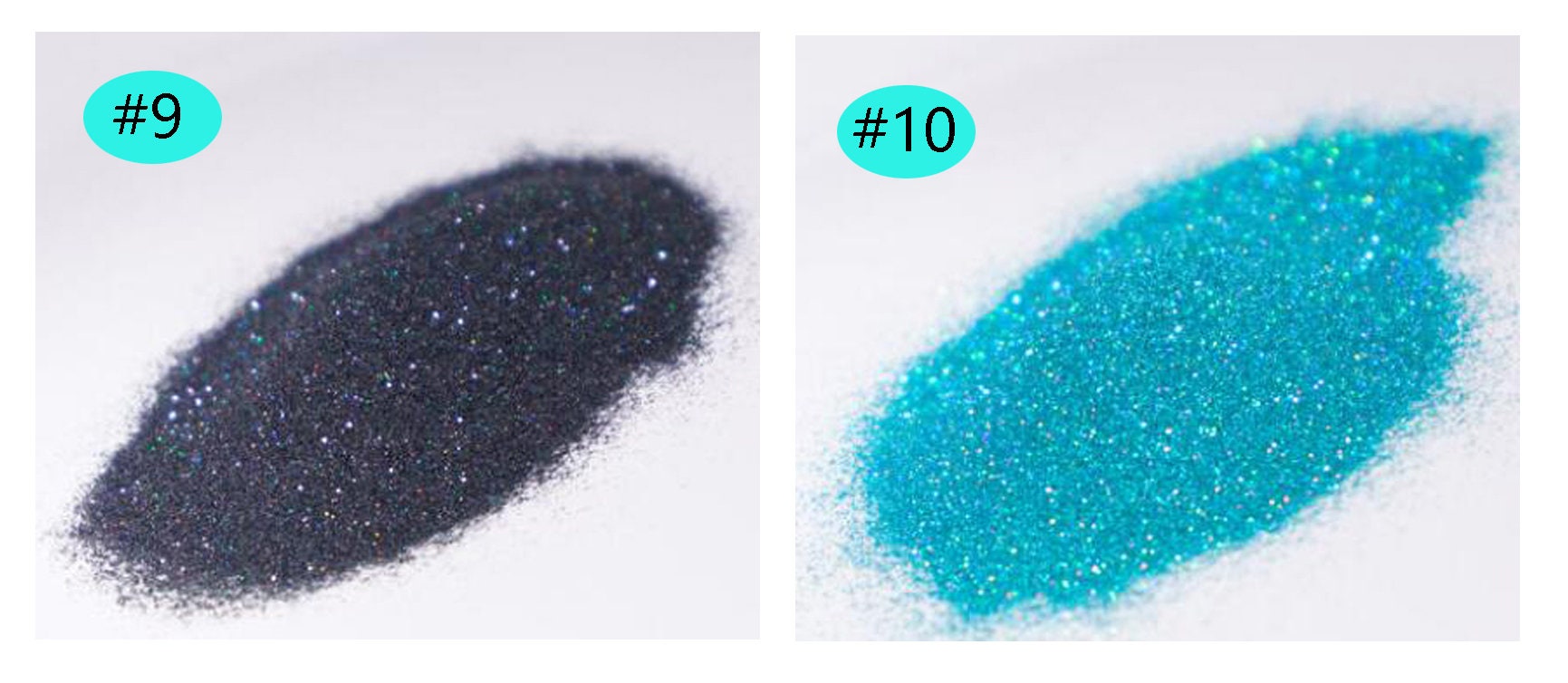 10 Colors Superfine Holographic Mixed Glitter Powder Silicon - Etsy