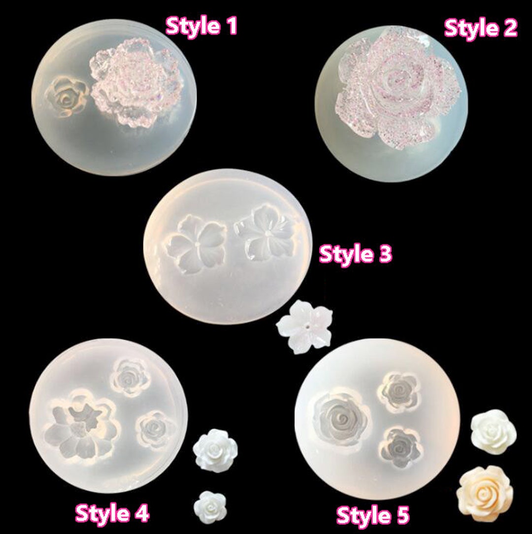 Flower Silicon Mold,diy Resin Mold,decoration Silicone Mold,diy ...
