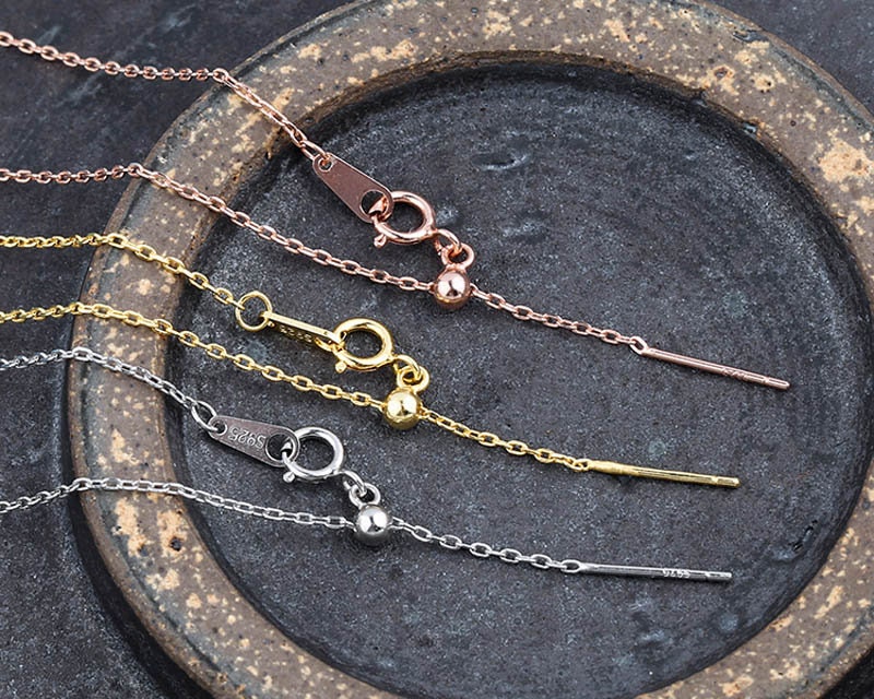 925 Silver 40/45cm Cross Chain925 Silver O word Cross | Etsy