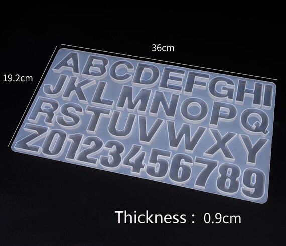 Letter Digital Silicon Molddiy Resin Molddecoration Silicone - Etsy