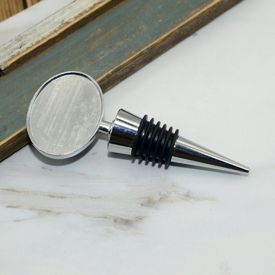 Double - Sided Oval Wine Stopper-bottle Stoppers,silver Wine Bottle ...