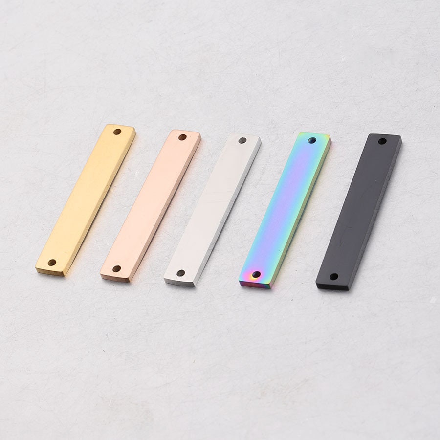 10pcs Rectangle Stamping Bar Stainless Steel Bar Polished - Etsy