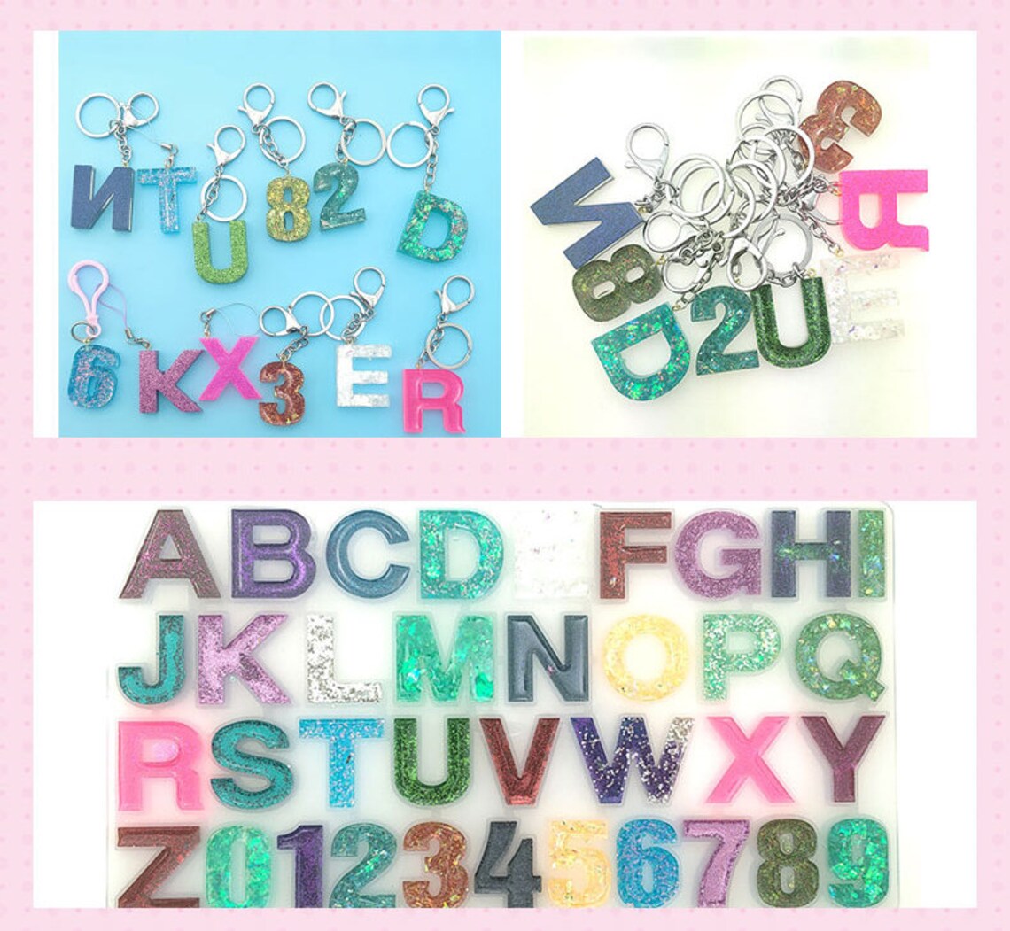 Letter Silicon MoldDIY Resin MoldDecoration silicone | Etsy