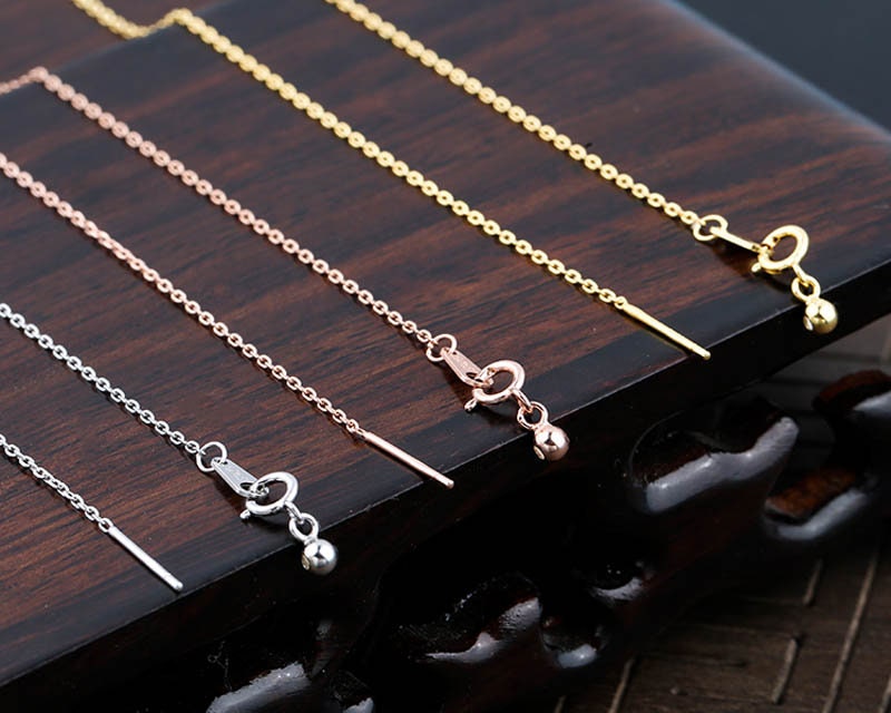 925 Silver 40/45cm Cross Chain925 Silver O word Cross | Etsy