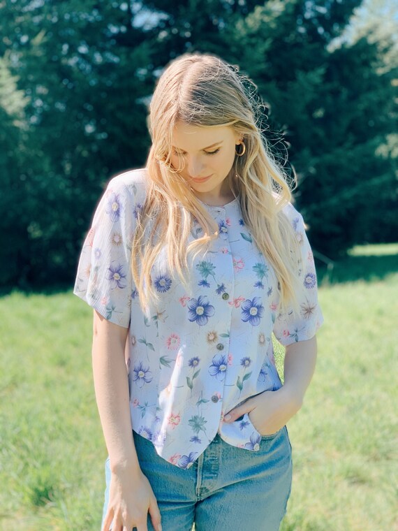 Vintage pastel blouse - Gem