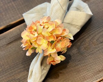 Hydrangea Napkin Ring | Etsy