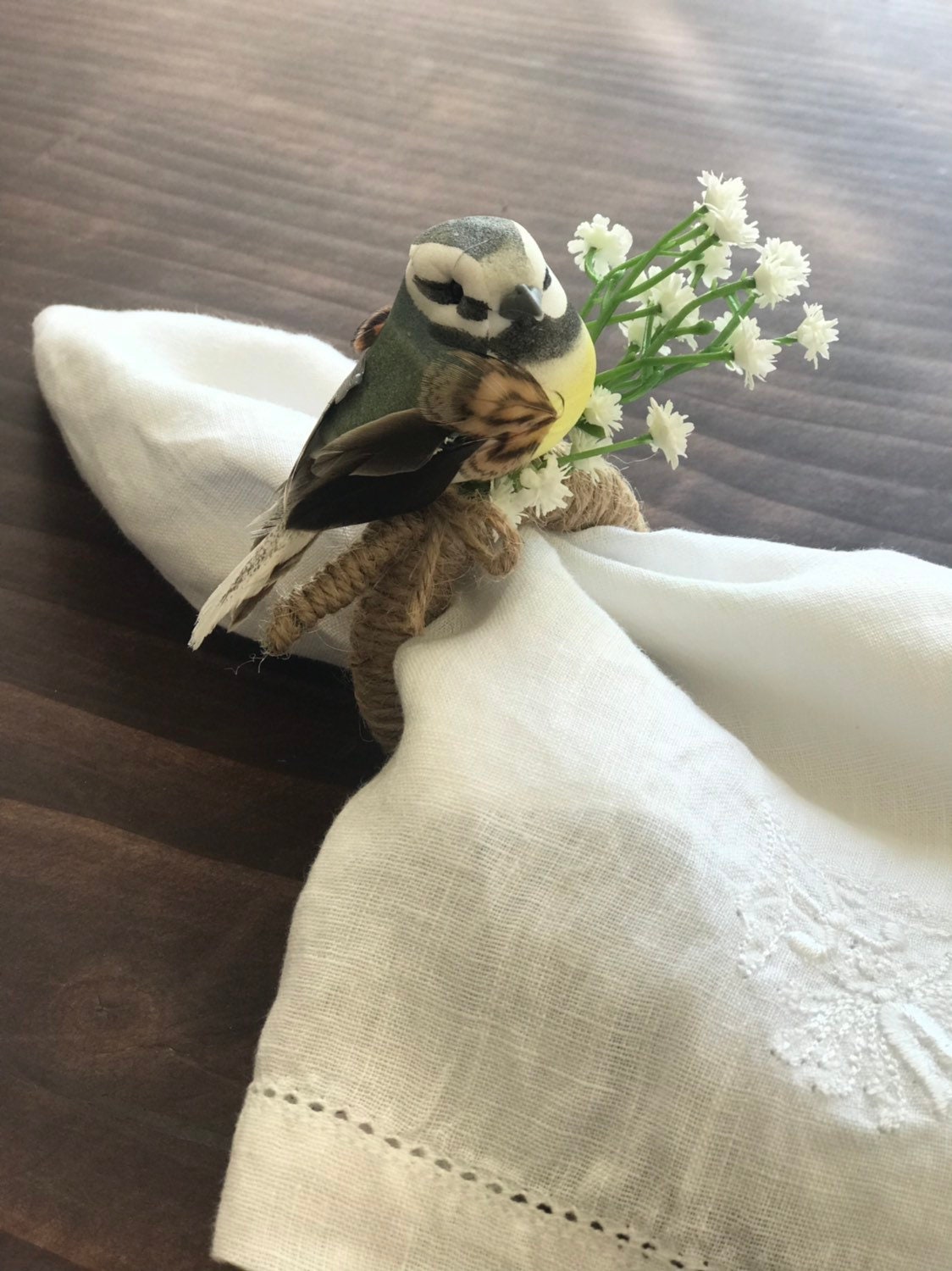 Blue Birds Napkin Ring