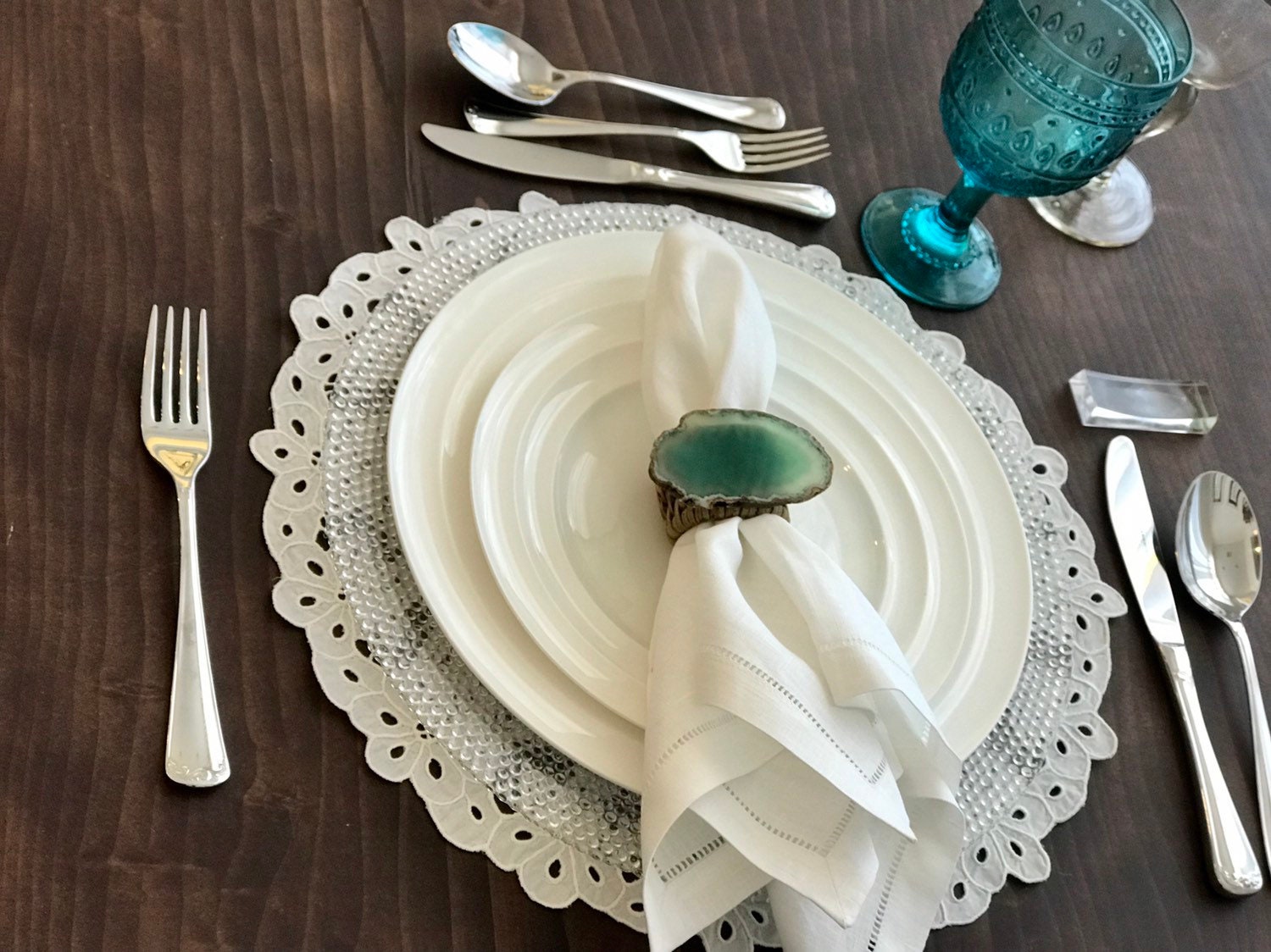 Brazilian Stone Napkin Ring ( green)