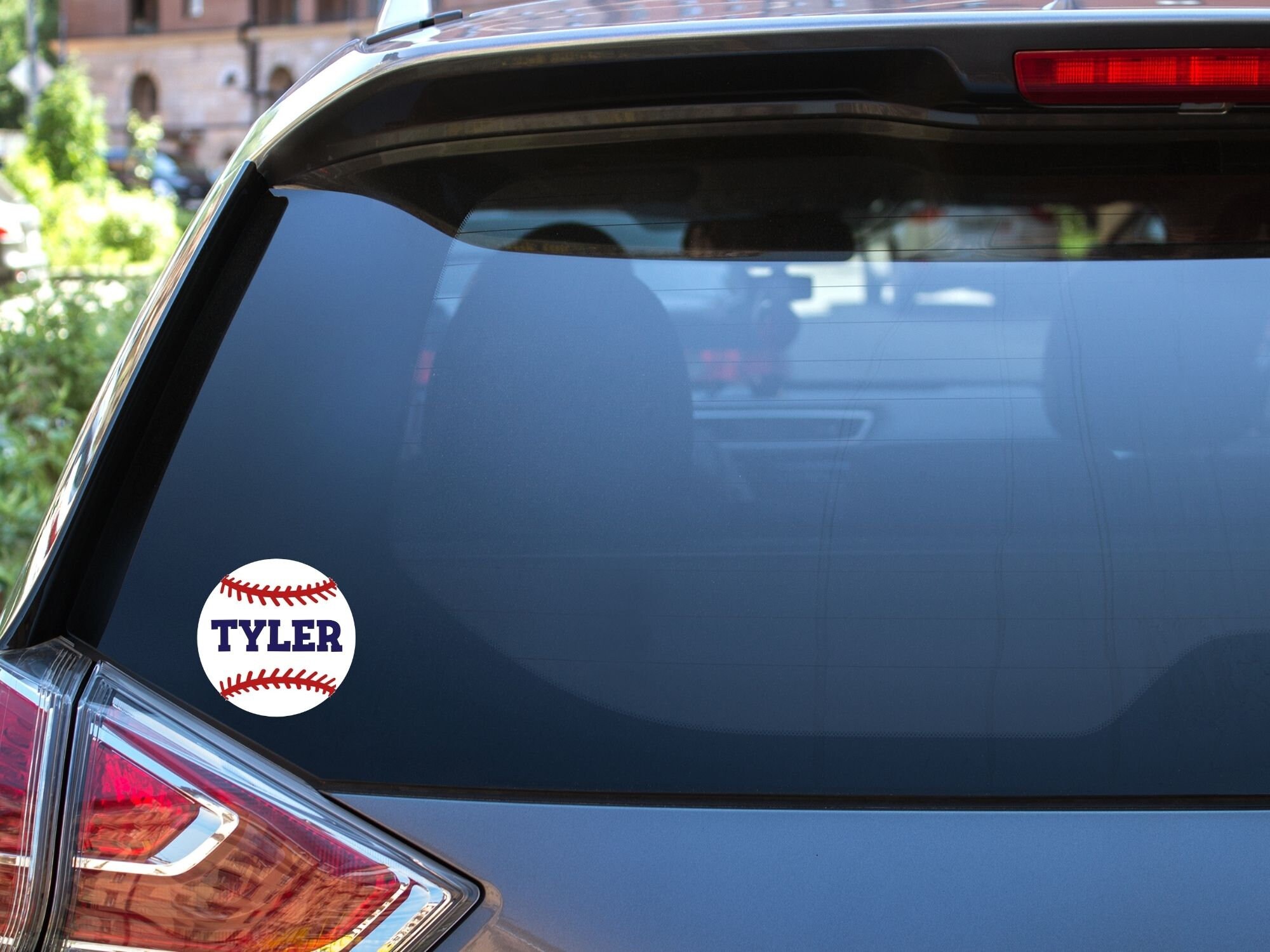 Personalized Baseball Decal | Water Bottle Decal | Dugout Bucket Decal ...