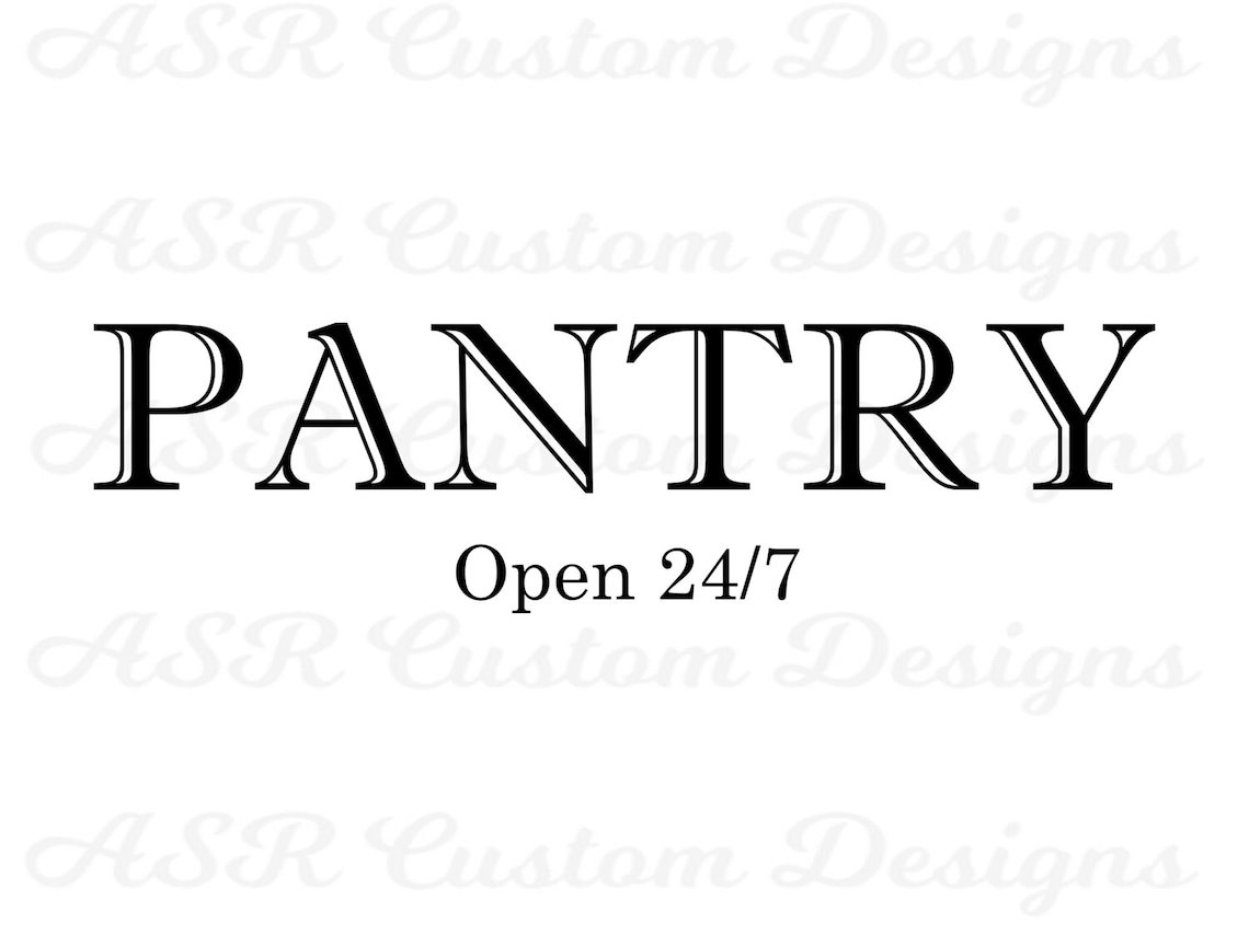 Pantry SVG PNG Cricut Files Cuttables Instant Download - Etsy