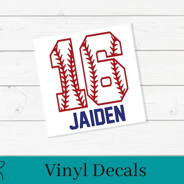Baseball Decal - Etsy