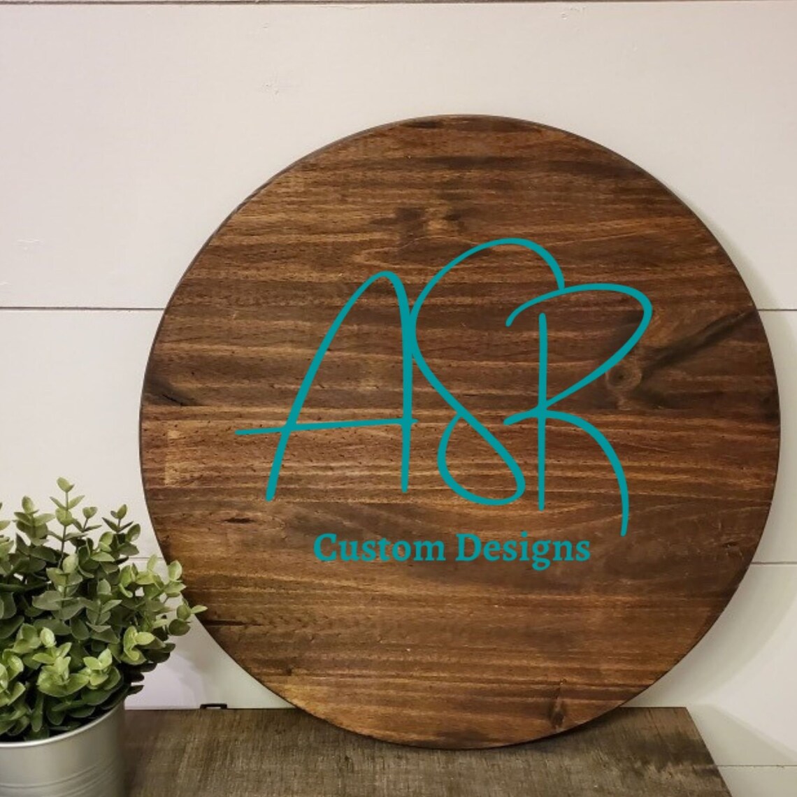 Wood Sign Mockup | Round Sign Mockup | Door Hanger | Add Your Design ...